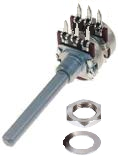 Dual Ganged Control Pots With Straight Spindles, Lin & Log ...